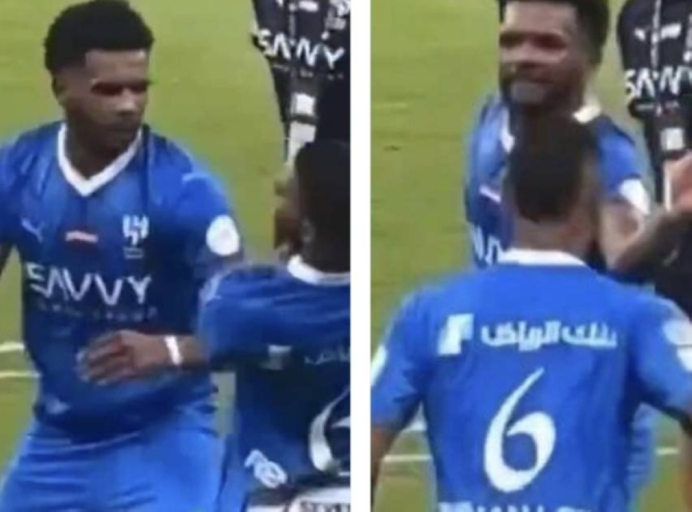 شاهد البليهي يعتذر من زميله لودي المرصد الرياضية